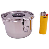 CVault Medium Humidity Control Airtight Metal Stash Smell Proof Contai ...